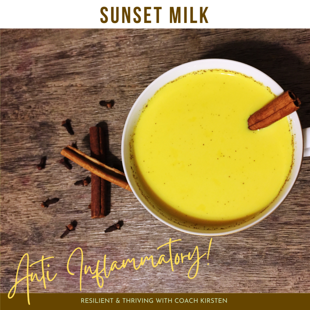 Sunset Milk – Anti-Inflammatory & Gut Health Drink – Coach Kirsten